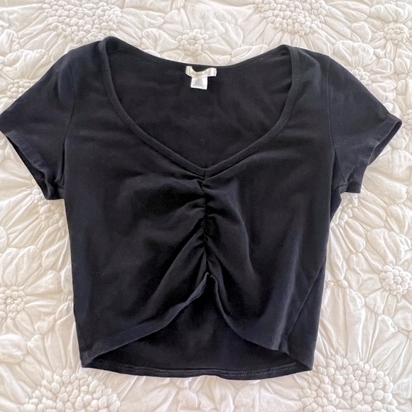 Bozzolo | Tops | Scrunched Bust Crop Top | Poshmark